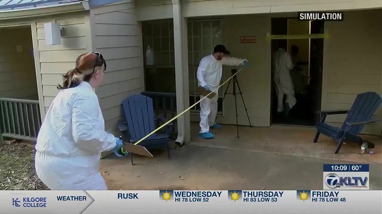 UT Tyler criminal justice students participate in mock homicide, human ...