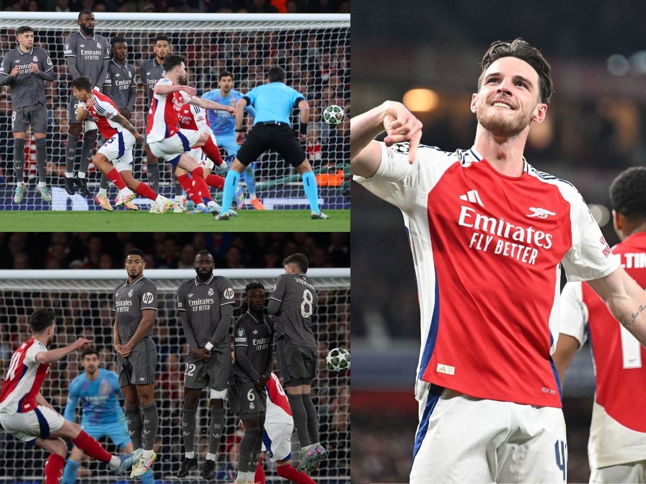 WATCH: Declan Rice stuns Real Madrid with two free-kick goals; mimics ...