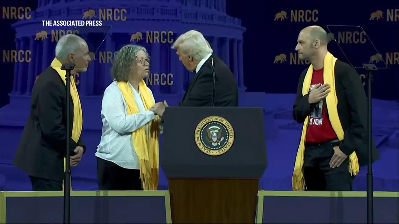 Freed Israeli hostages thank Trump for efforts to get hostages released