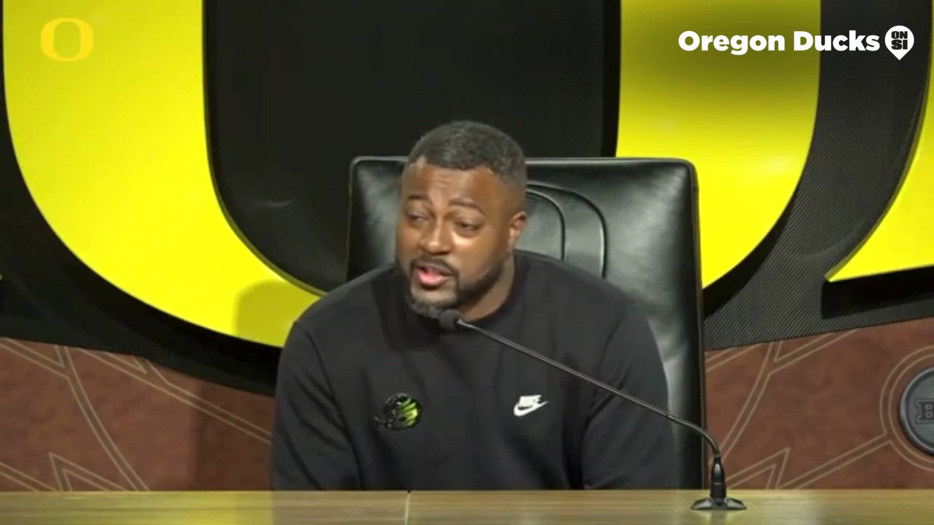 Oregon Ducks Receivers Coach Ross Douglas Explains Why He Came to Oregon