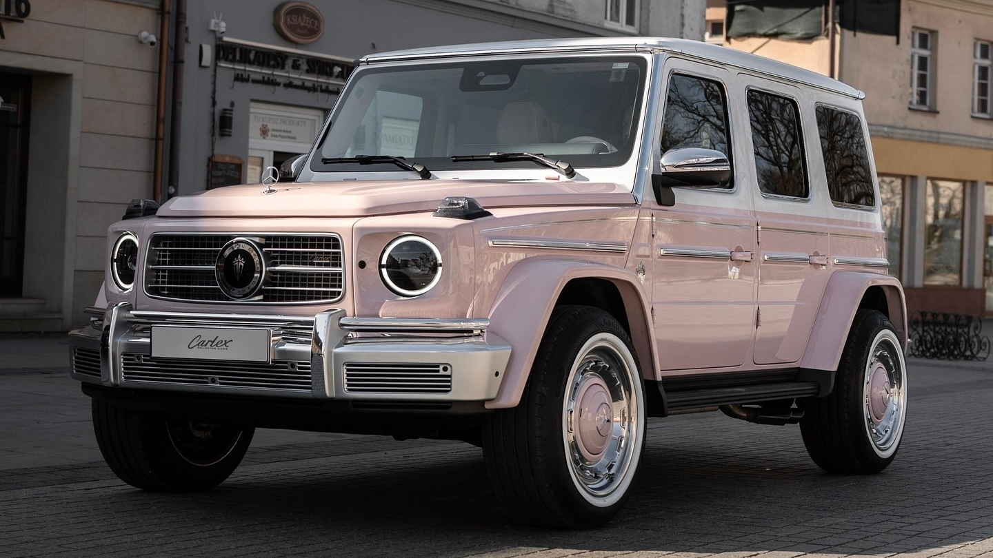 Rosa Retrotuning für die Mercedes G-Klasse
