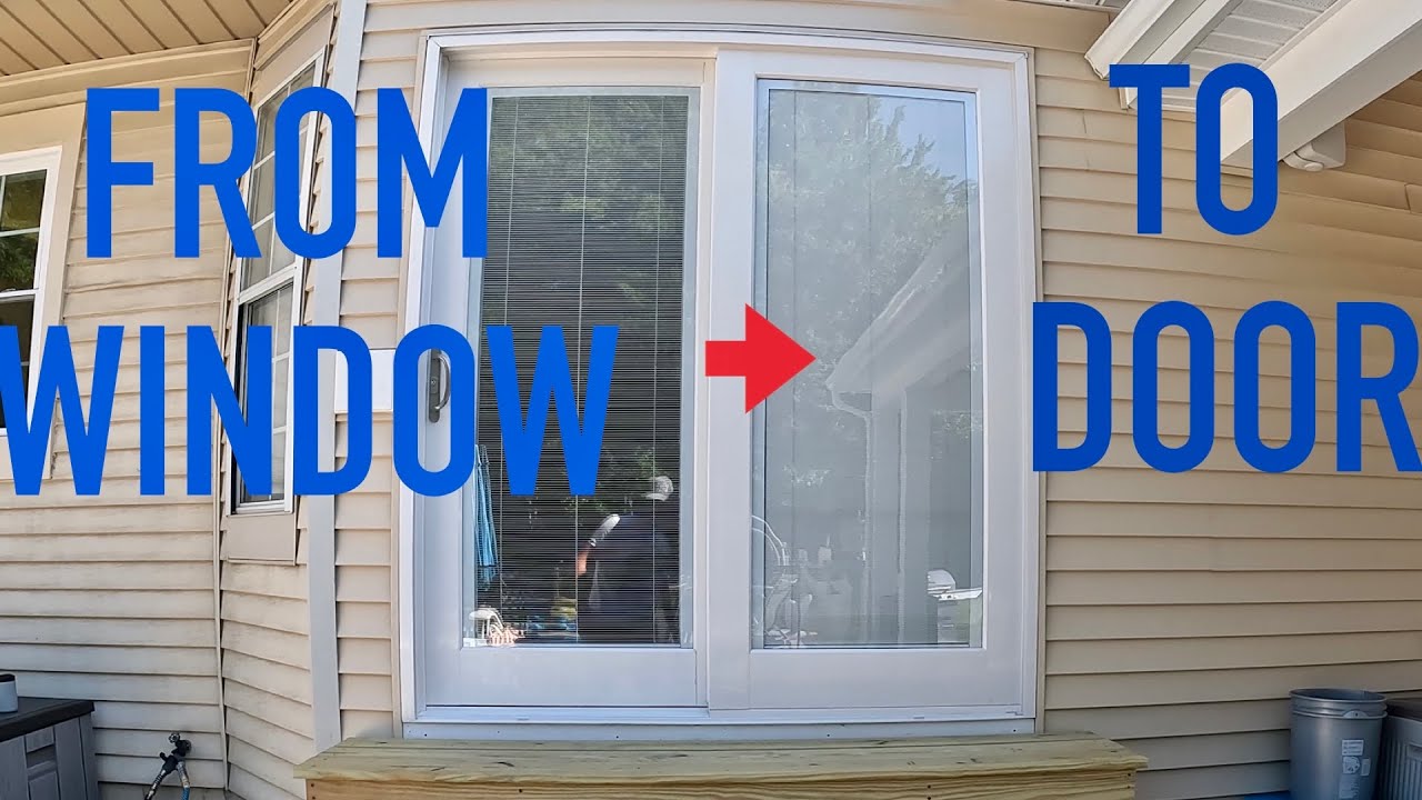 Transform Your Window into a Sleek Sliding Glass Door – The Easy DIY ...