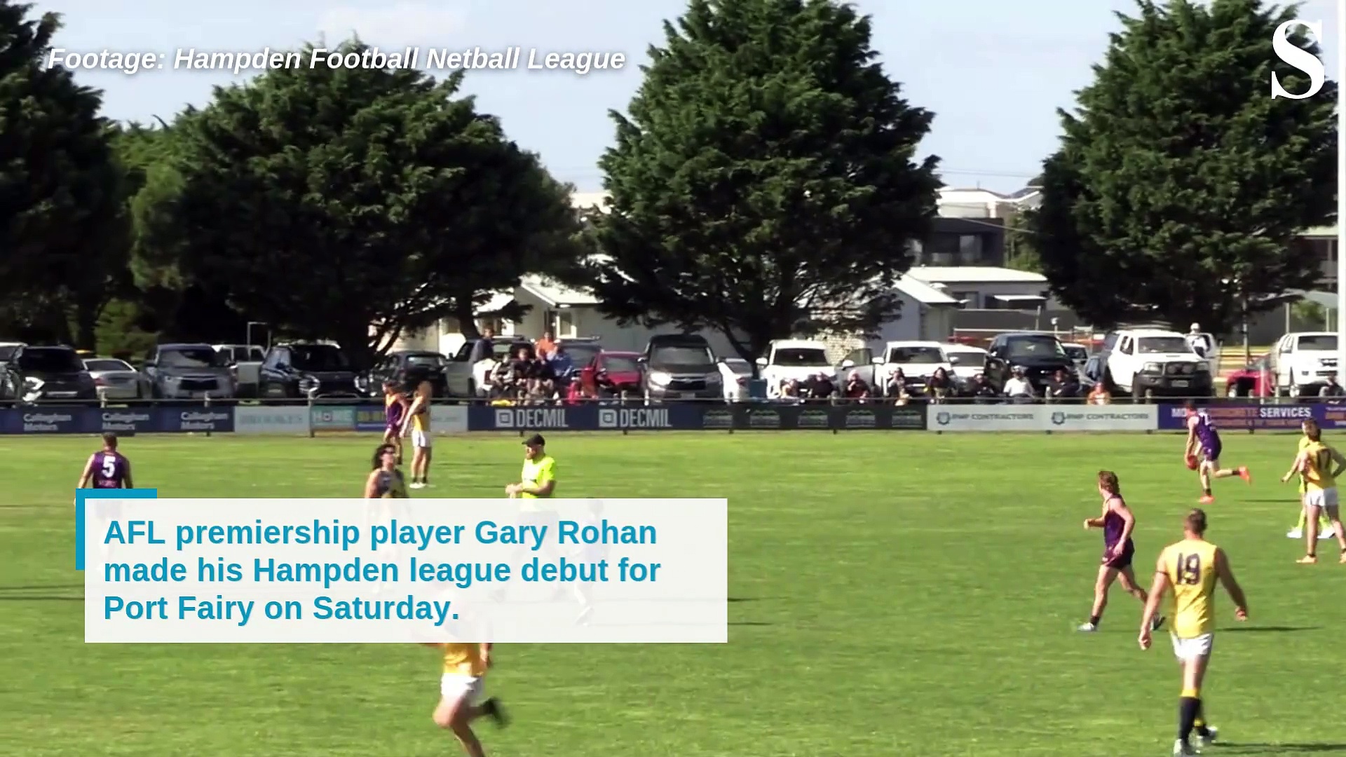 Gary Rohan's spectacular mark