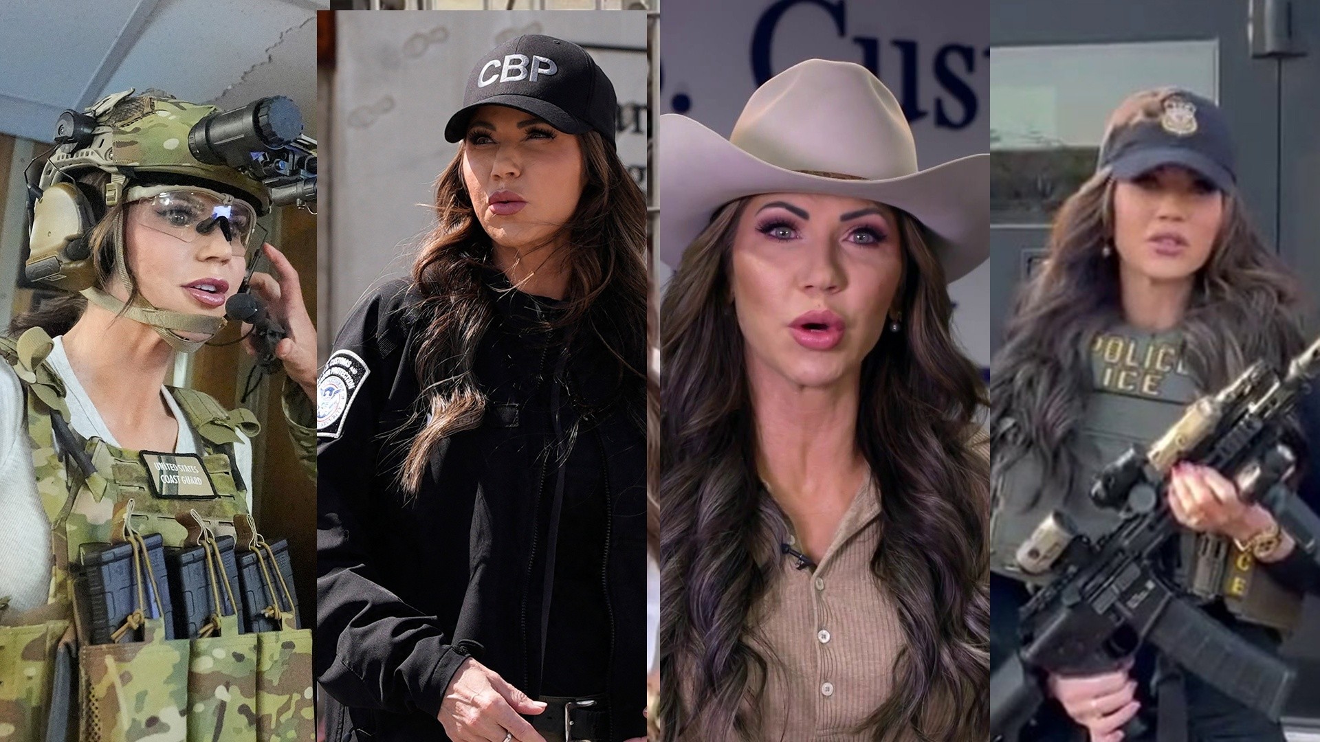 Noem turns Homeland security role into cringey costume theater