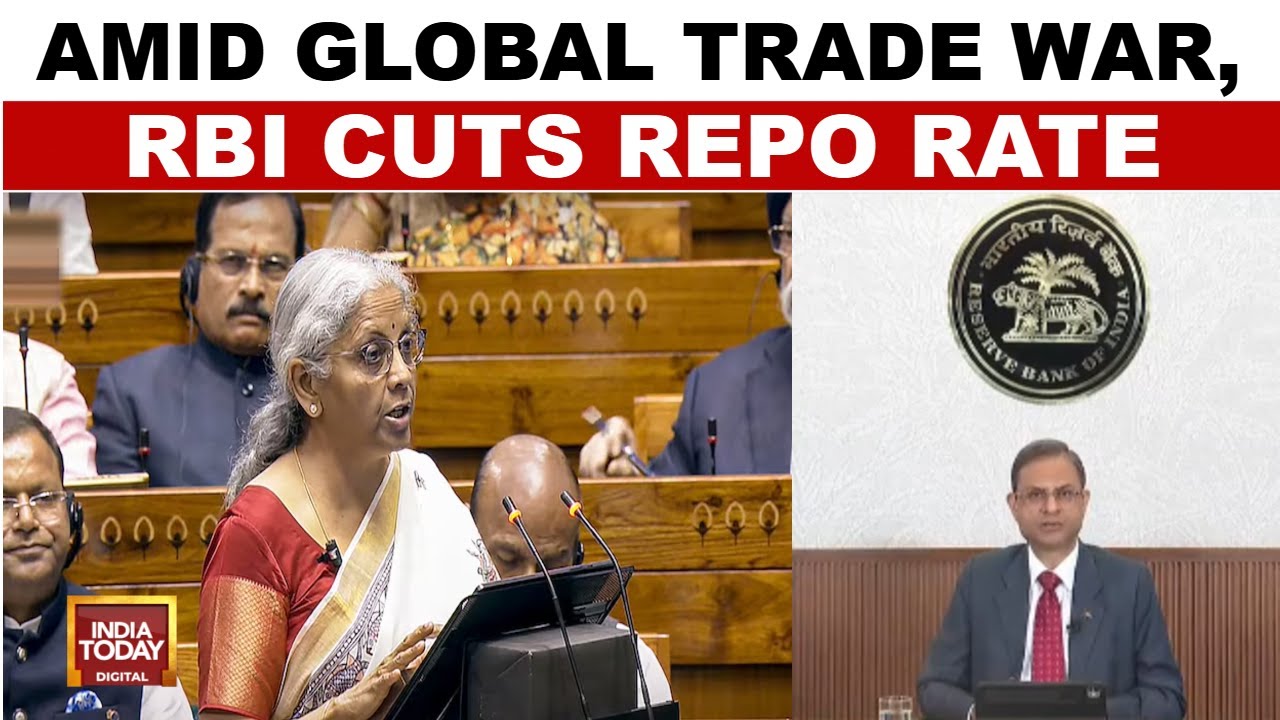 RBI cuts Repo Rate by 25 points to 6% amid global trade war