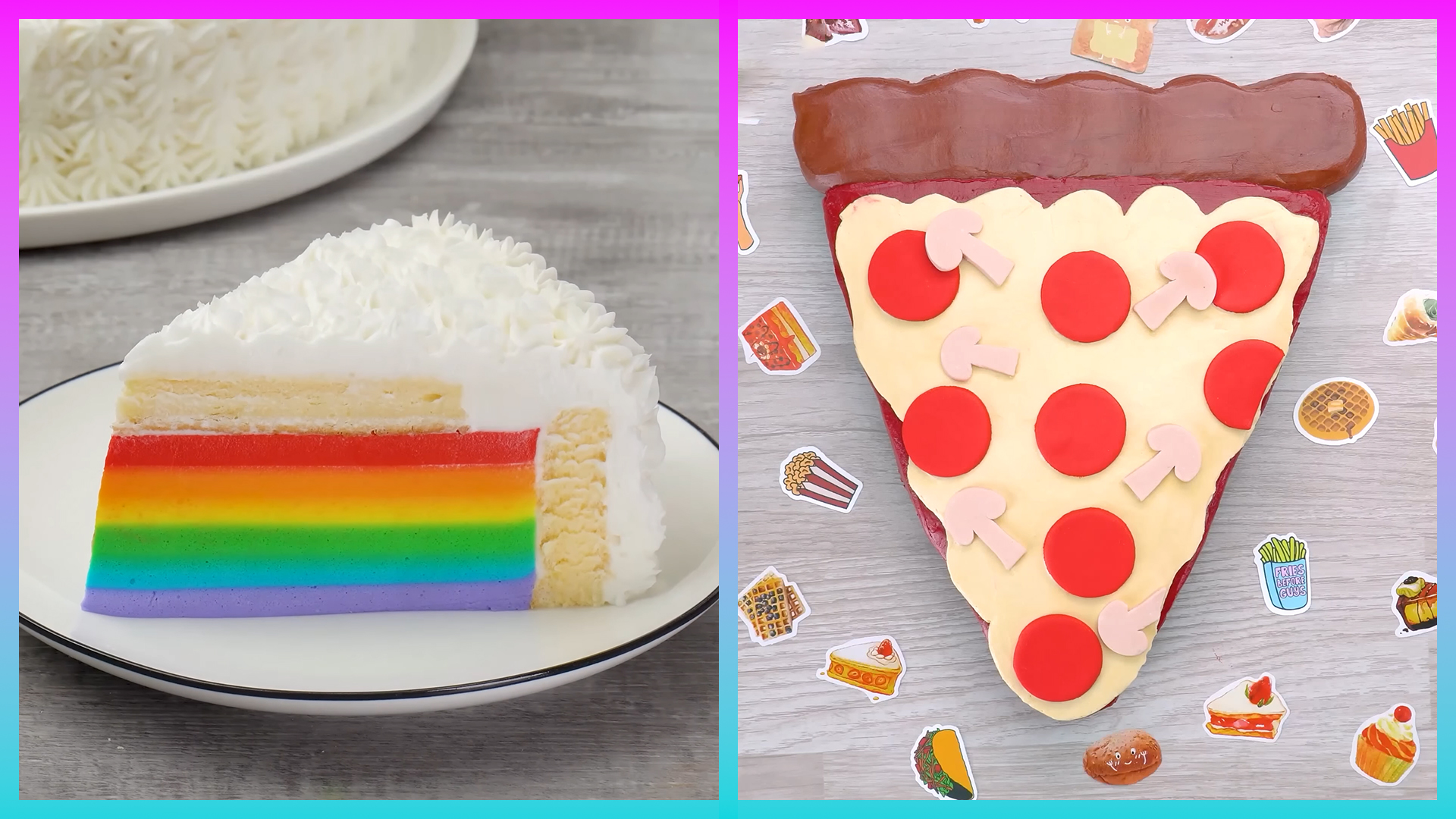 Colorful Rainbow Pizza Cake 🍕🌈 – Sweet, Fun & Delicious! | Spirit of Cake