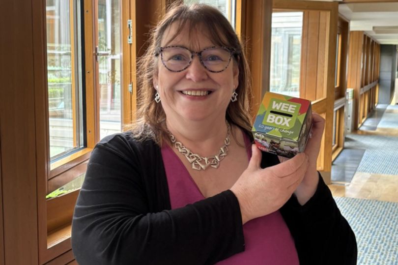 Motherwell and Wishaw MSP backs SCIAF's annual WEE BOX appeal
