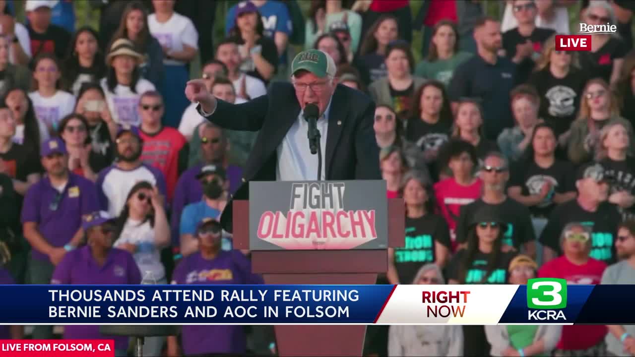 Bernie Sanders, AOC headline speaking event in Folsom