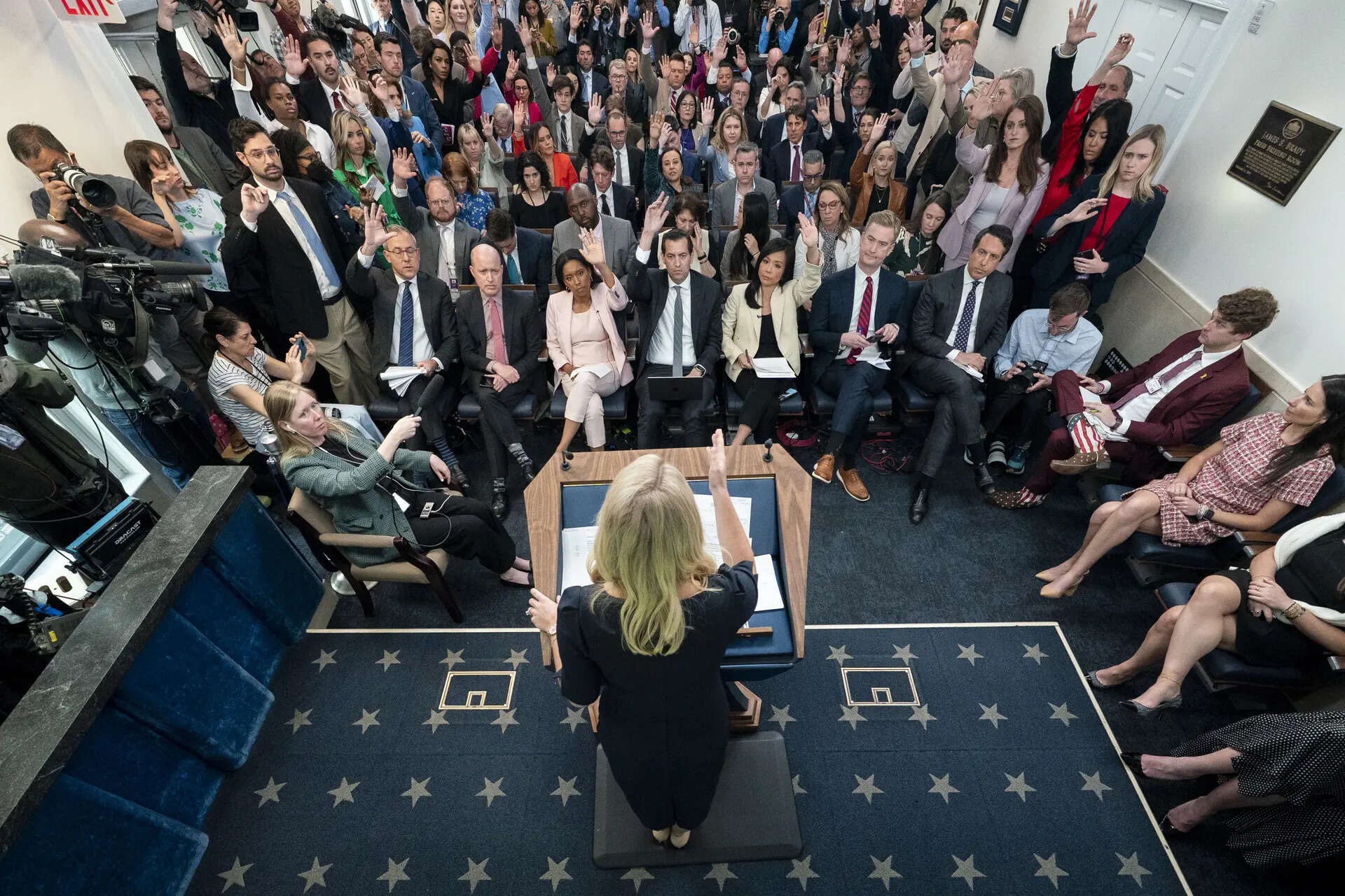 The White House is starting a new media policy that restricts wire ...