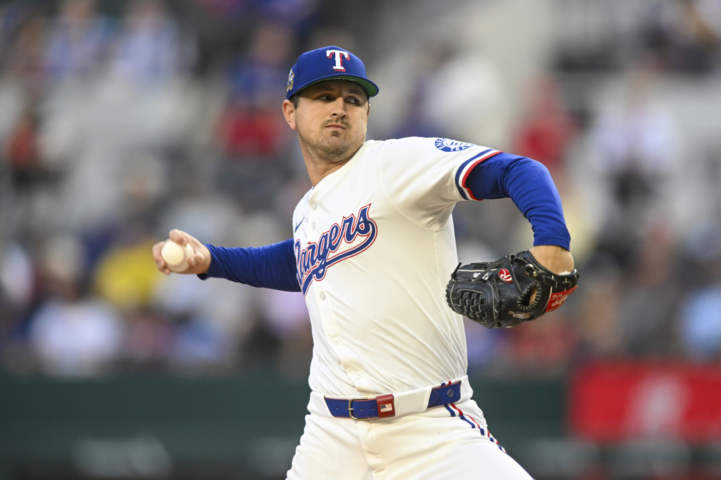 Tyler Mahle strikes out 9 over 6 innings as Rangers beat Angels 4-0 to ...