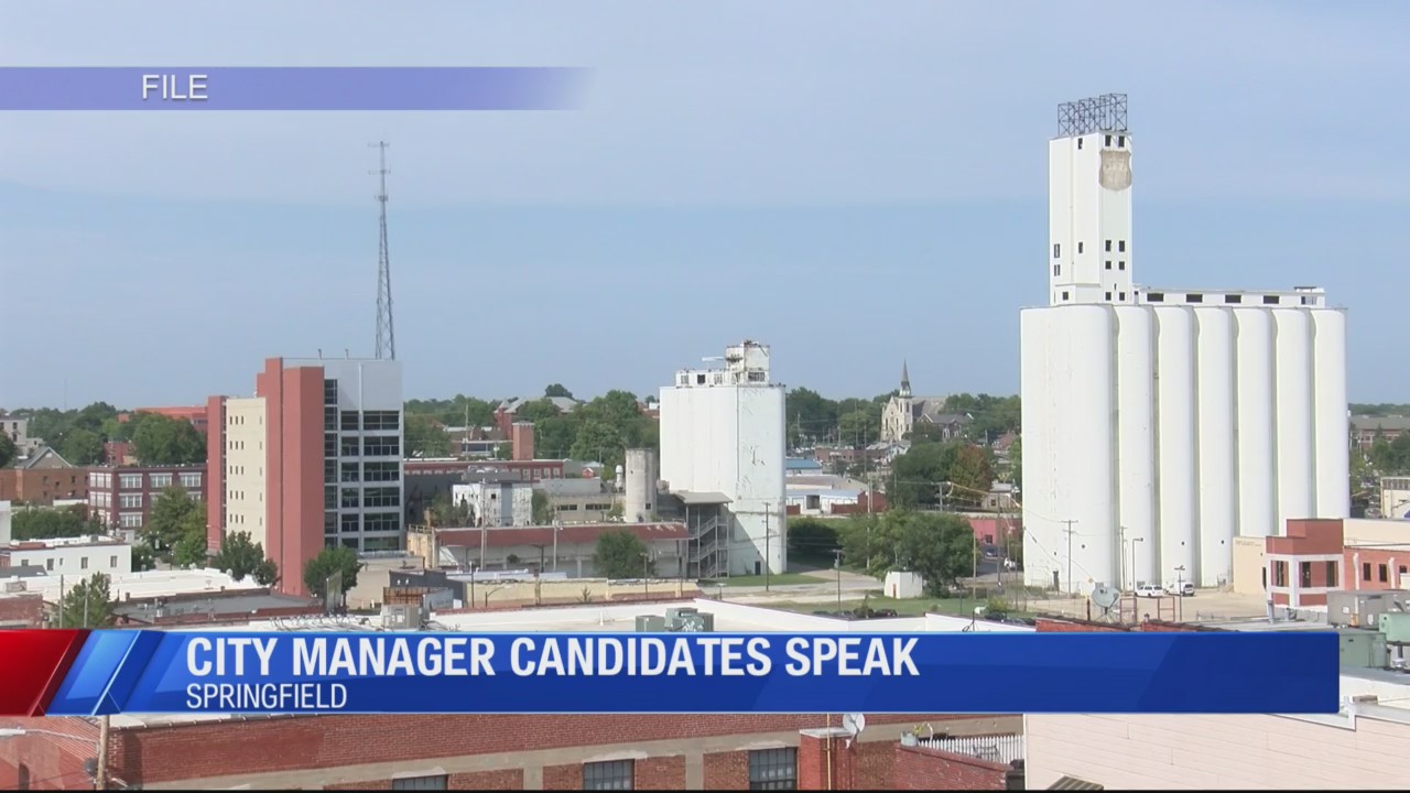Springfield City Manager finalists take questions at town hall