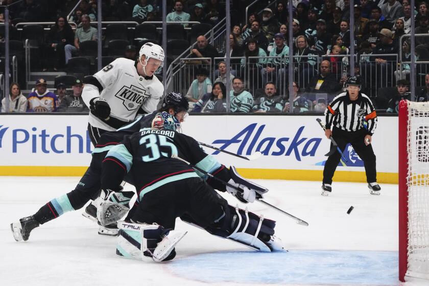 Samuel Helenius has two goals as Kings defeat the Seattle Kraken