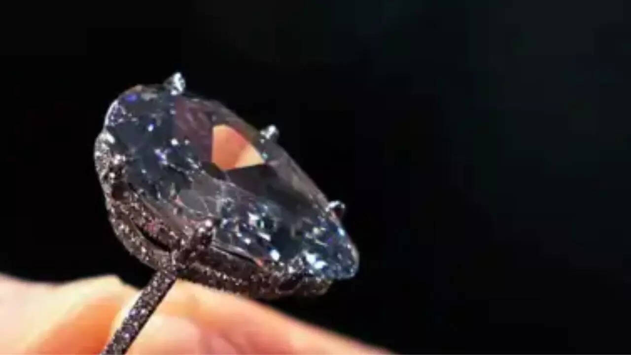 This rare blue diamond once owned by maharajas is expected to earn over ...