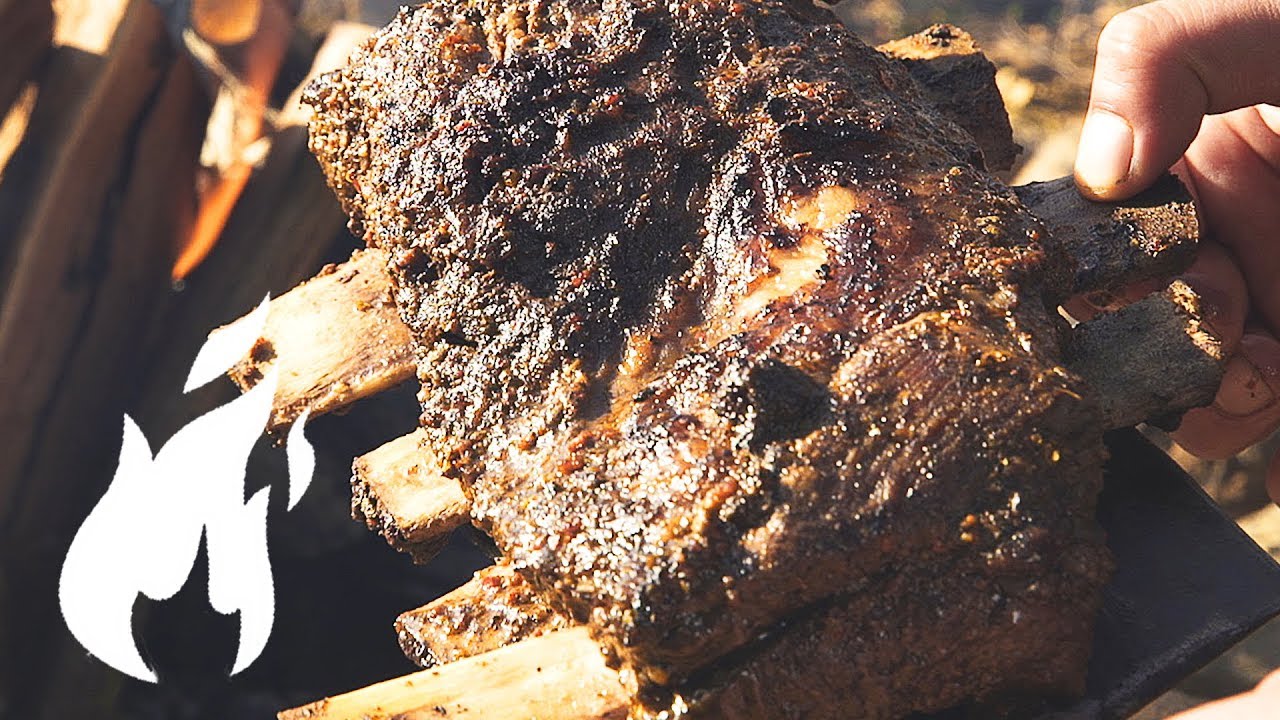How to Make Beef Ribs in the Forest Without a Smoker