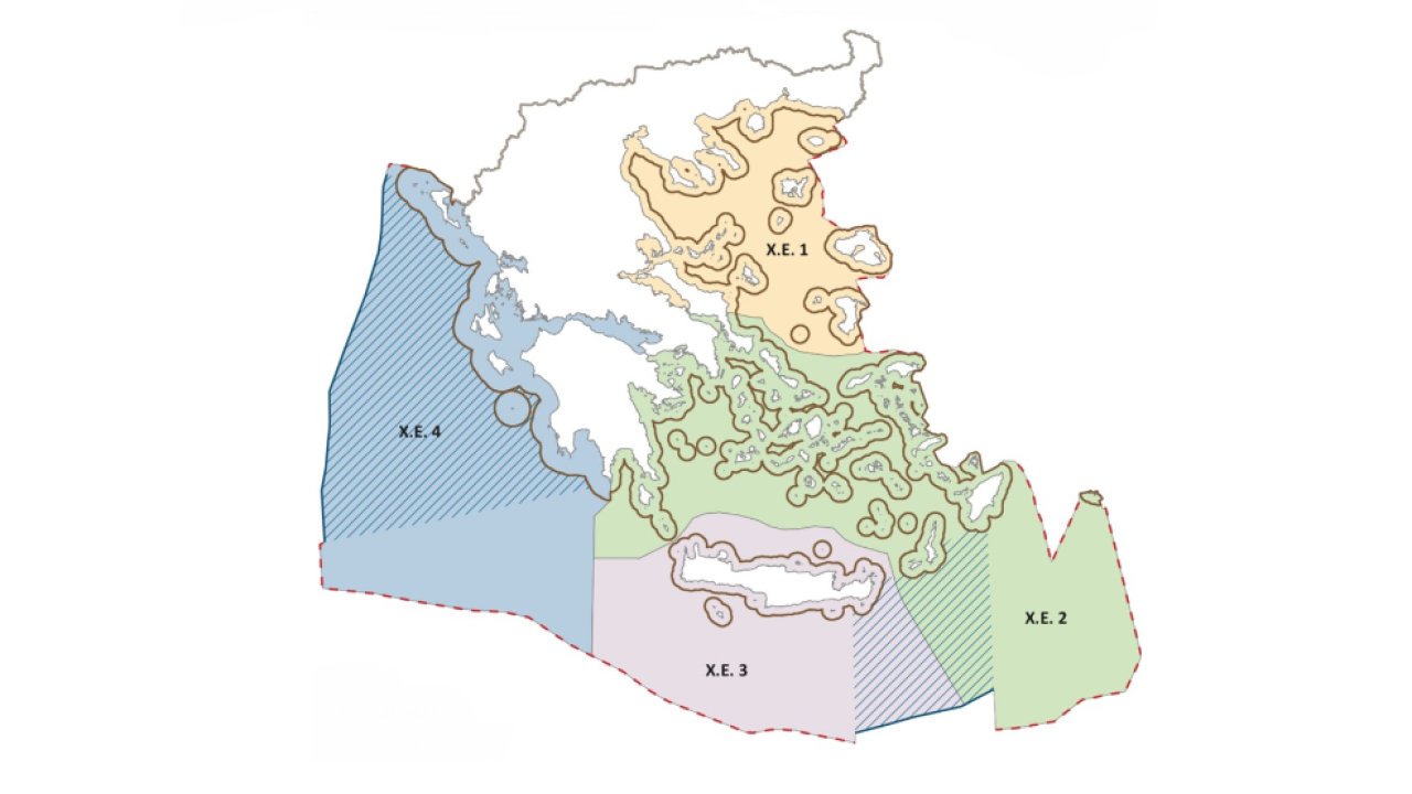 Ανακοινώθηκε ο ελληνικός θαλάσσιος χωροταξικός σχεδιασμός - Δείτε χάρτη