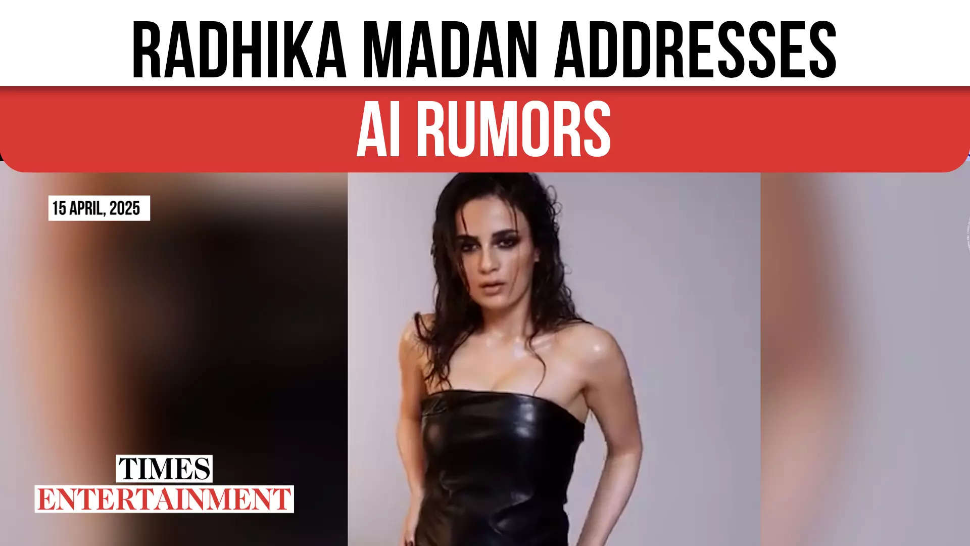Radhika Madan Addresses AI Rumors