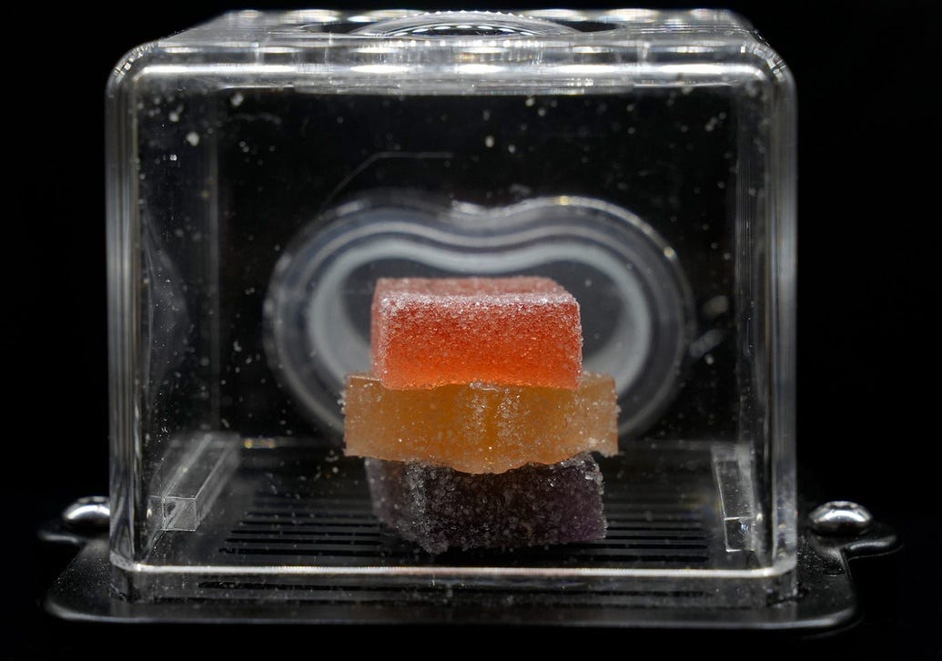 Confusion over regular gummies and those laced with THC?