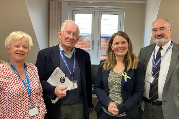 Vikki Slade MP praises £2.5 million investment at hospital