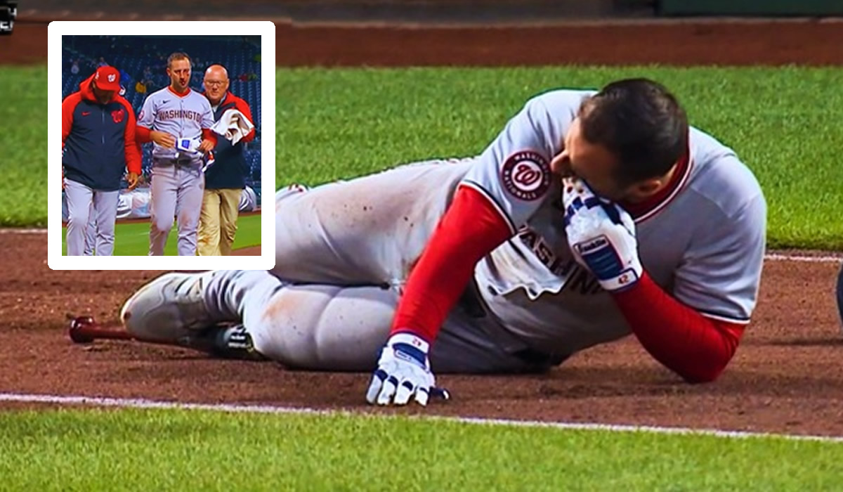 ¡Impactante! De Jong recibe pelotazo en la cara [VIDEO]