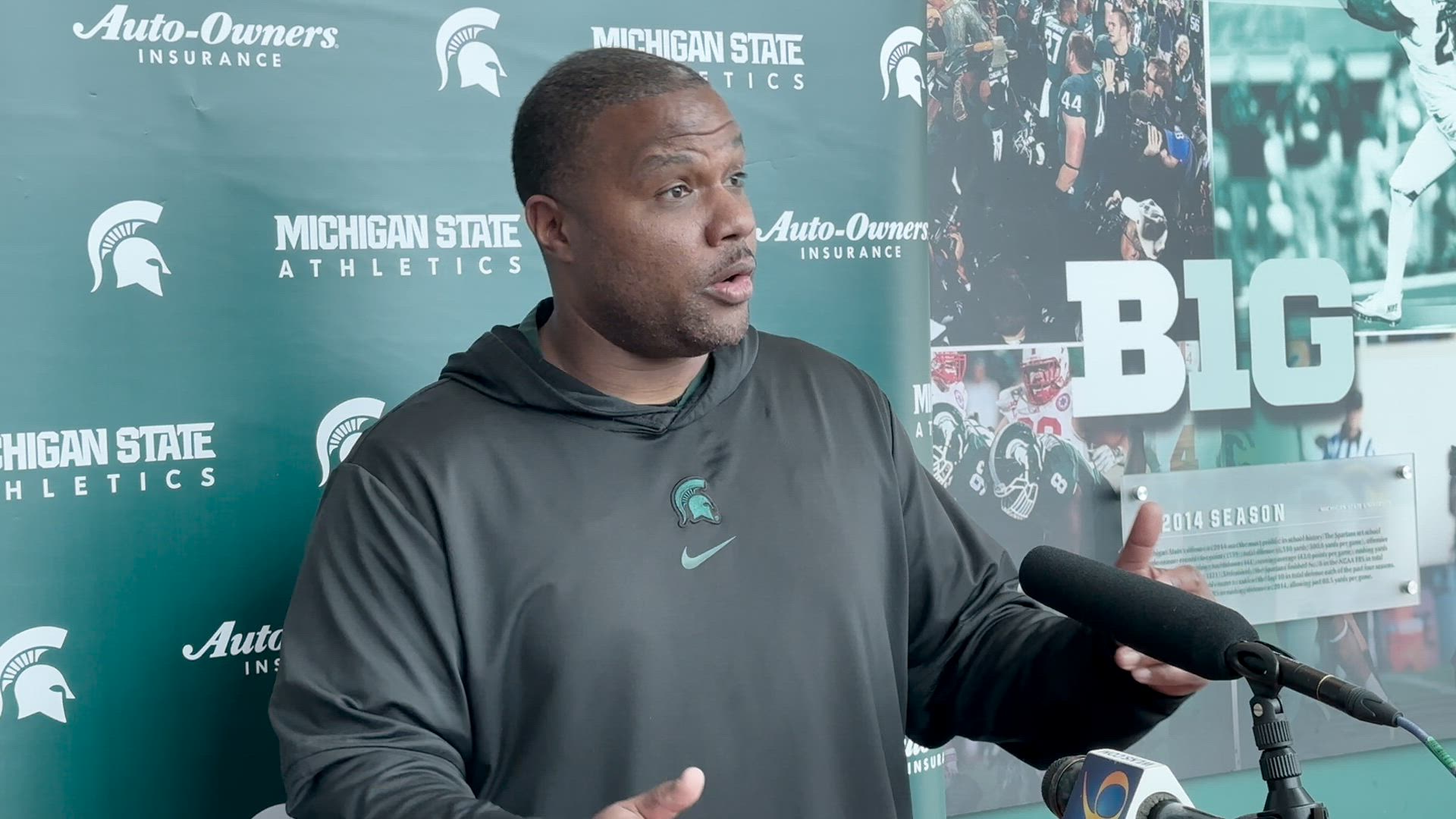 WATCH: MSU's Keith Bhonapha Talks Spring Ball, More Part 2