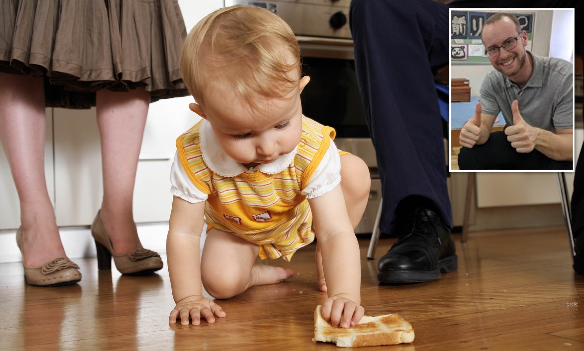 Microbiologist finds out just how dirty dropped food really is