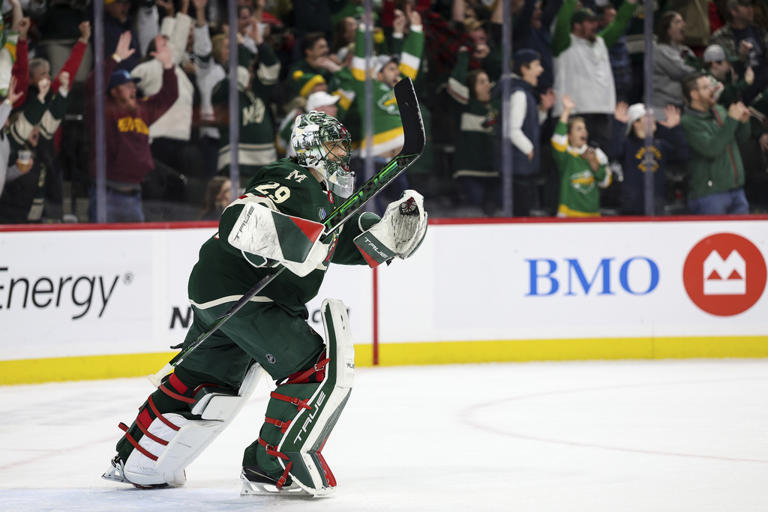 Fleury picks up dramatic overtime win for playoff-bound Wild after ...