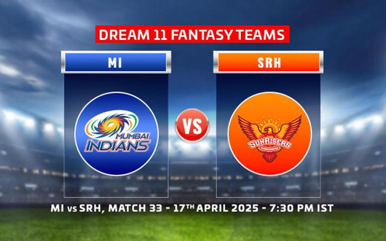 MI vs SRH Dream11 Prediction: Mumbai Indians vs Sunrisers Hyderabad Dream11 Tips & Playing XI ...
