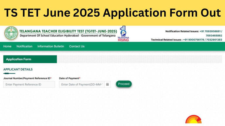 TS TET 2025 Registration Begins: Apply Online for TGTET June at tgtet ...