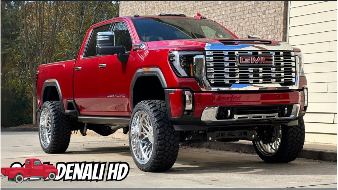 GMC Denali 2500 HD lifted on 26s and 37s