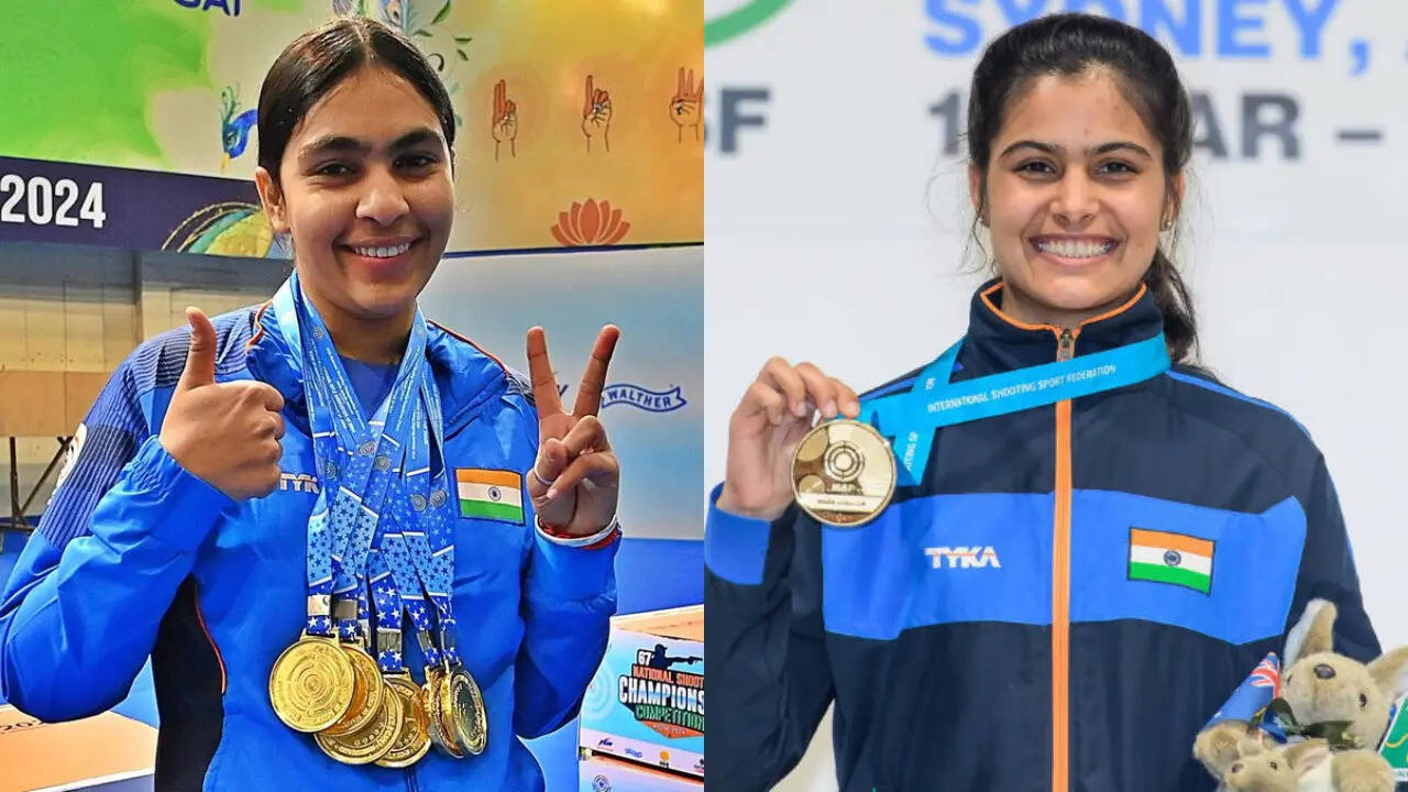 Suruchi Singh Wins Back-To-Back WC Gold, Silver For Manu Bhaker
