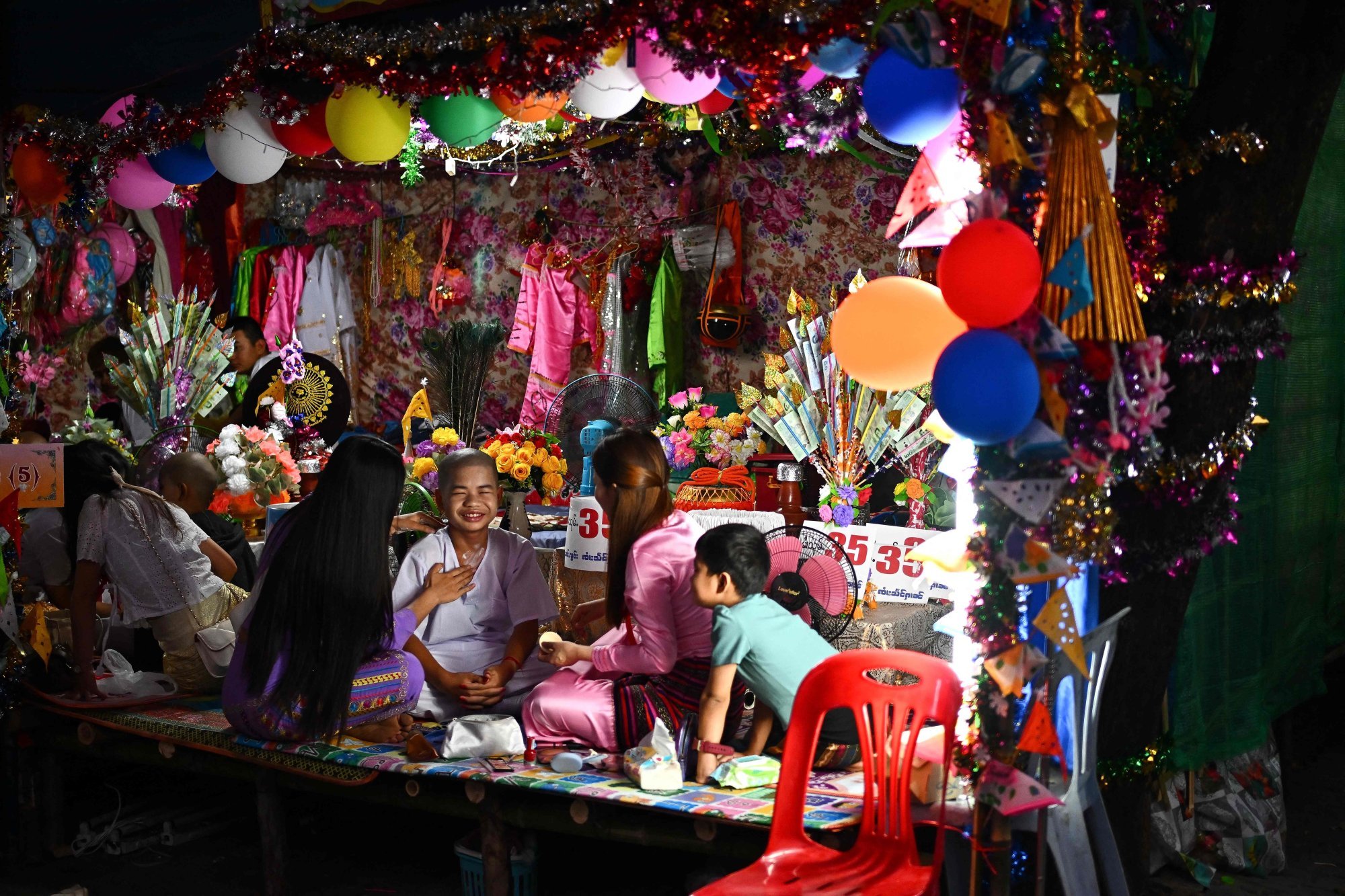 Photos of vivid Buddhist celebration in Thailand that’s a rite of ...