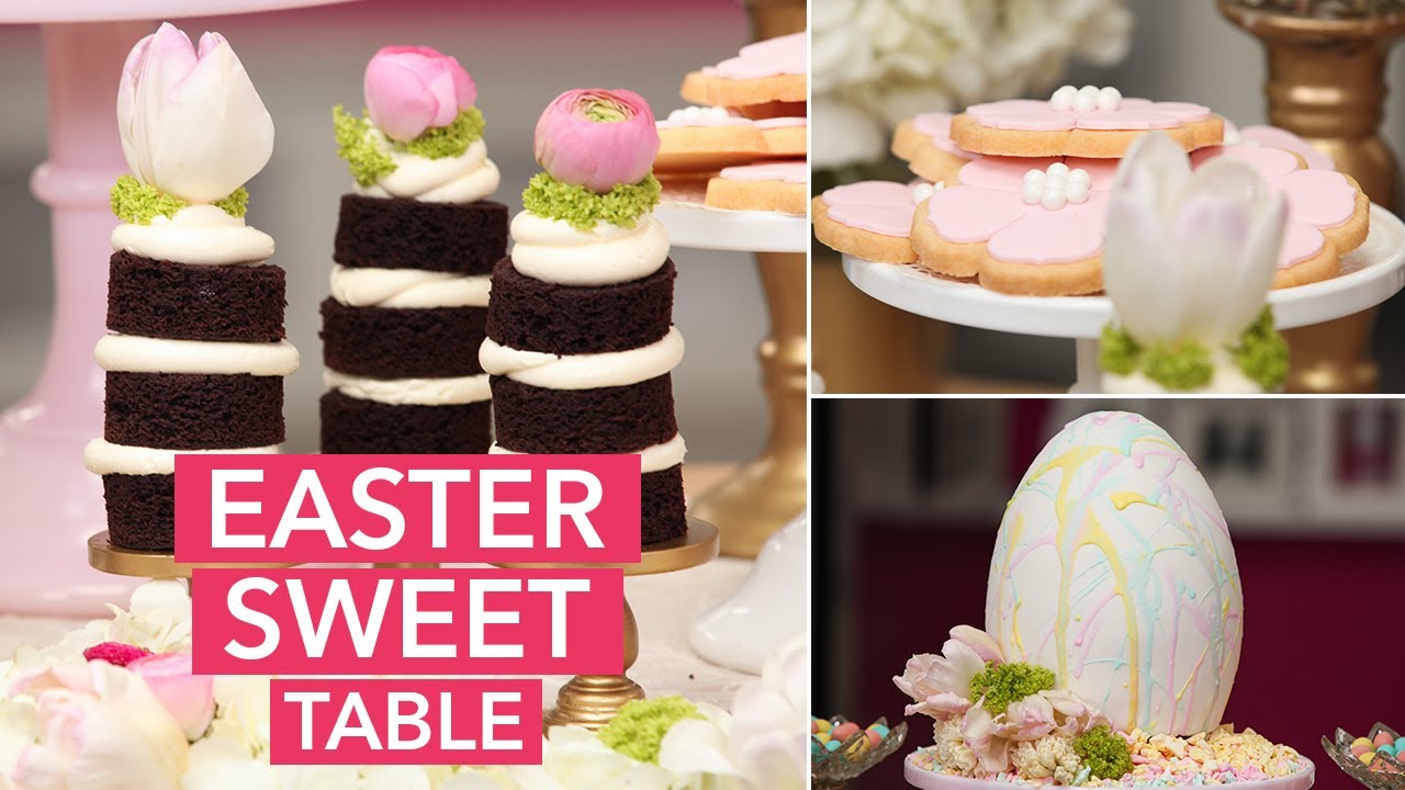 How To Make A Mini Sweet Table for EASTER with Sugar Cookies and Naked ...