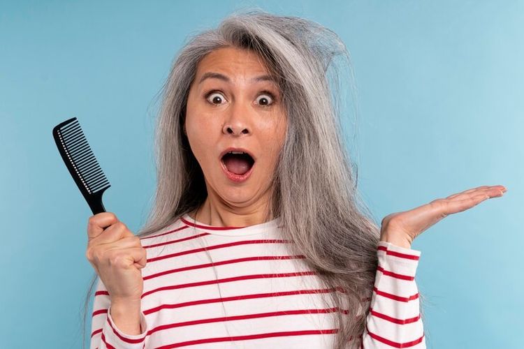 Tak Perlu Pewarna Rambut, Cukup Cegah Uban alias Rambut Putih dengan 10 ...