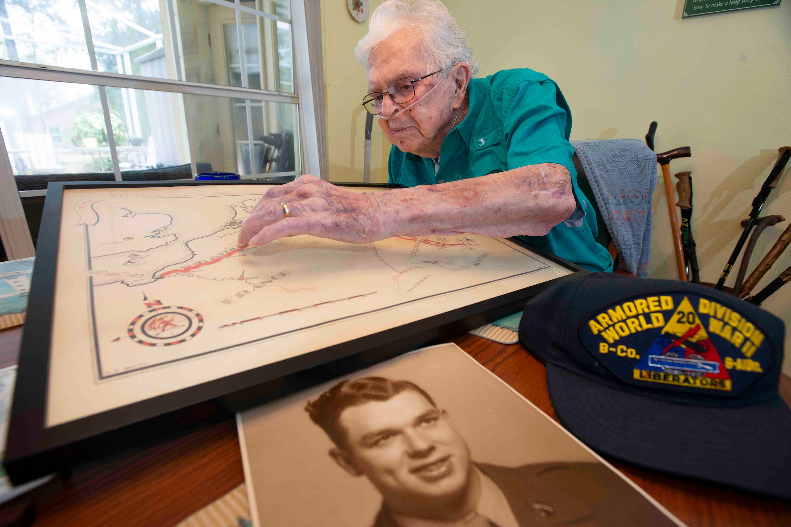 From Dachau to Paris, local WWII vet saw war's horrors, absurdity