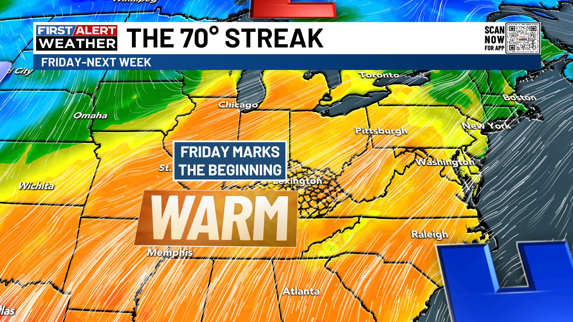 Jim Caldwell's Forecast | Temps begin the slow climb