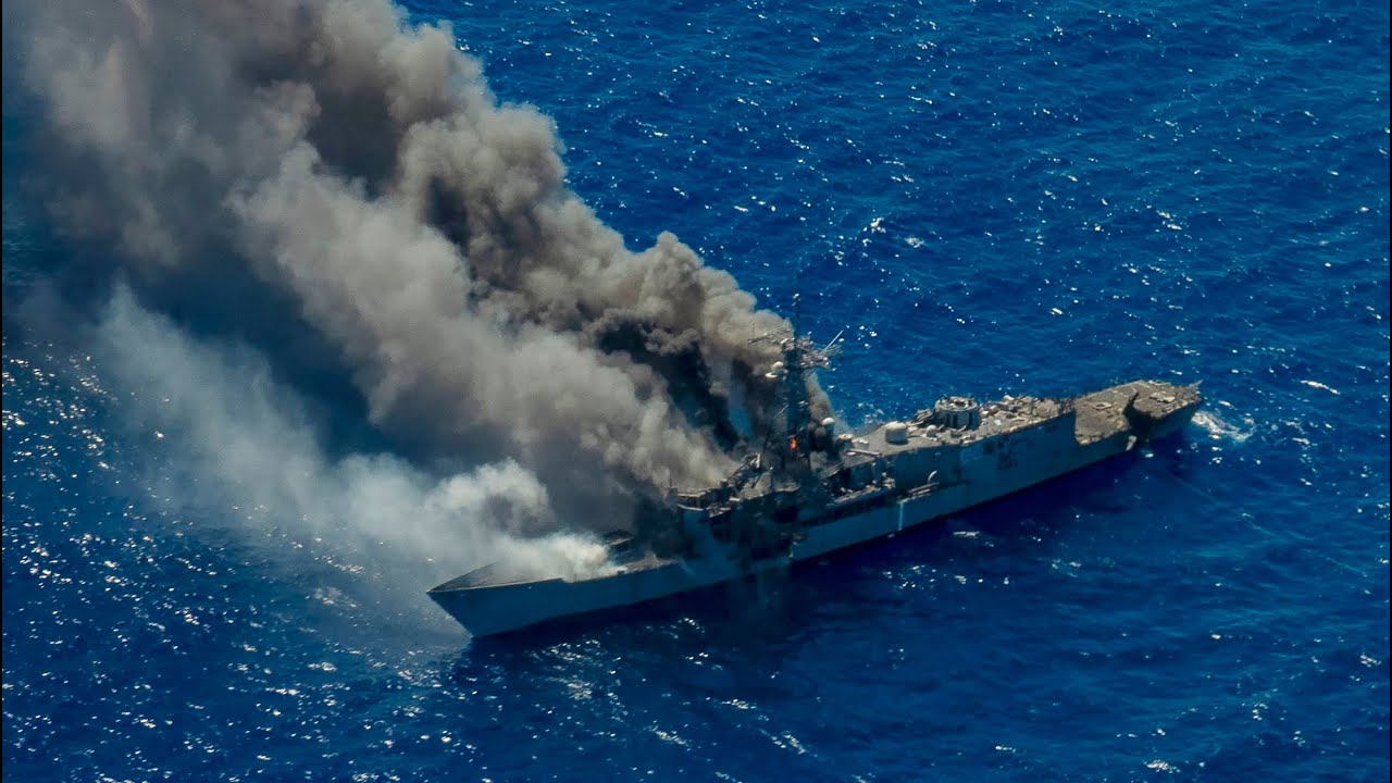 U.S. Navy Tests Weapons in SINKEX Operation