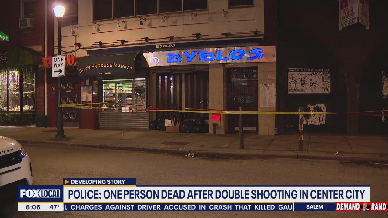 77-year-old killed in double shooting outside hookah bar in Center City