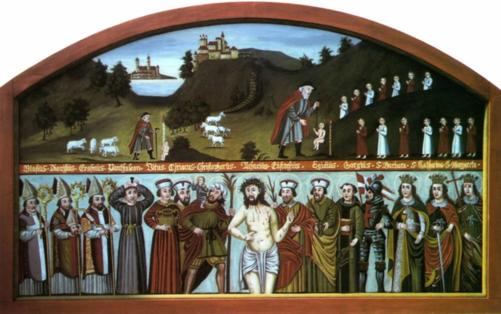 Who are the Fourteen Holy Helpers?