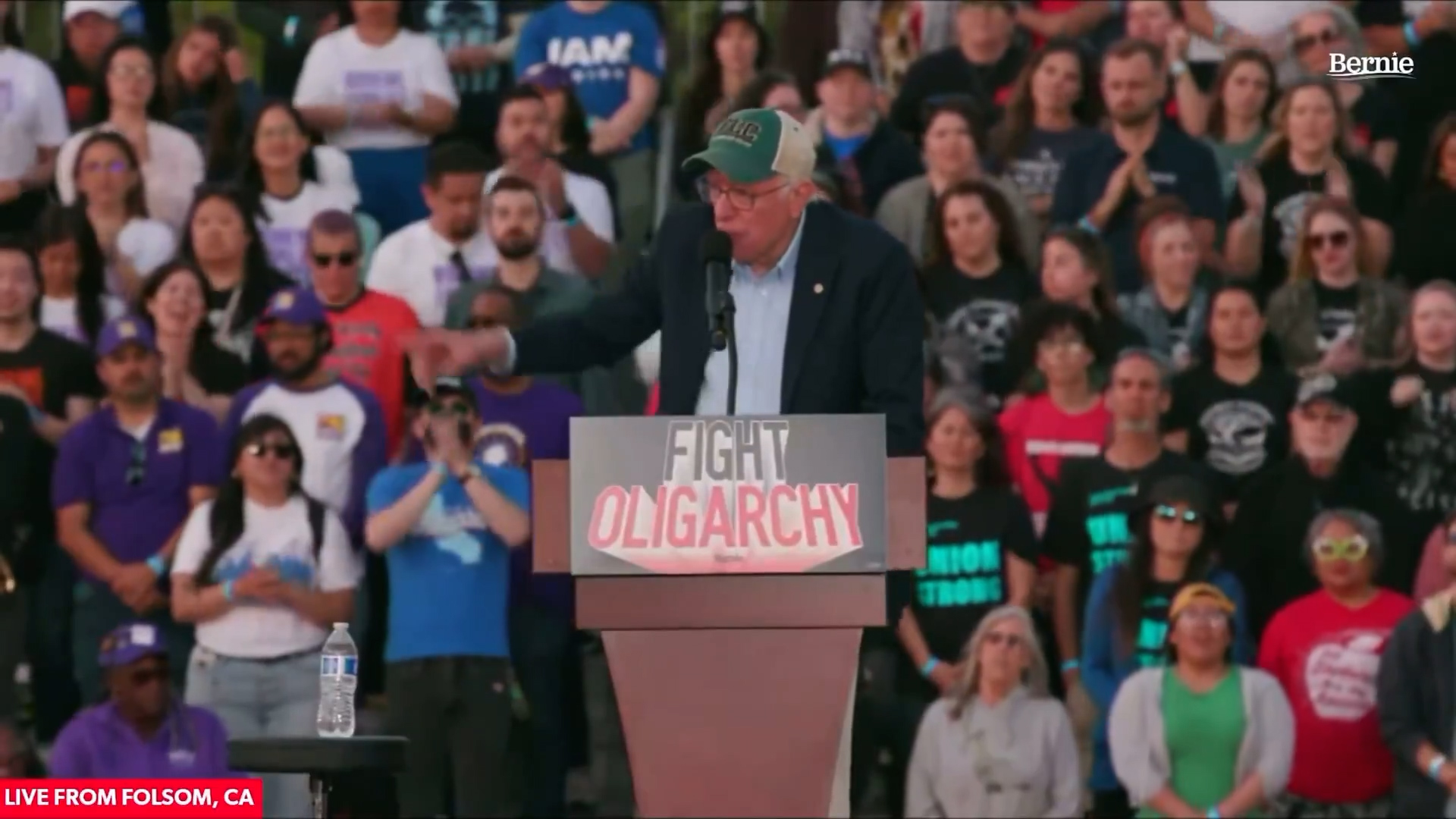 Bernie Sanders At Fight Oligarchy Rally: 'Sorry Mr. Trump, We Don't ...