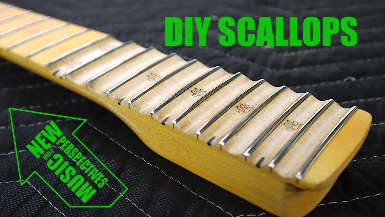 How To Scallop a Guitar Fretboard - DIY