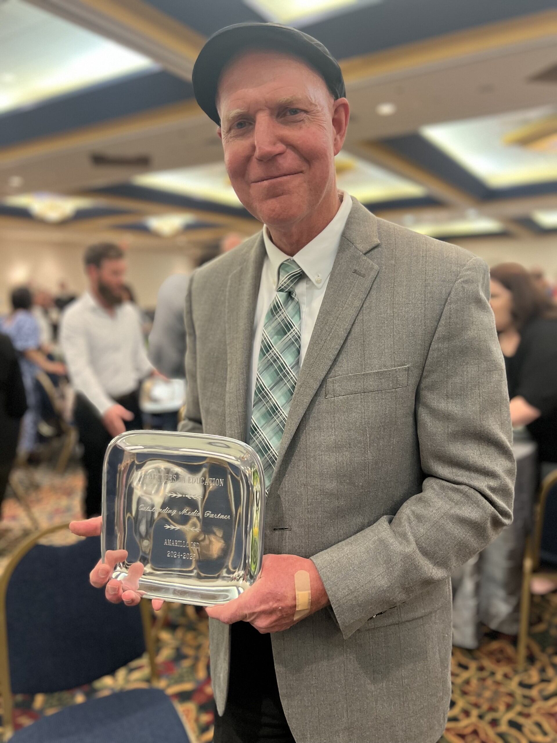 Doppler Dave Oliver honored by AISD as Outstanding Media Partner