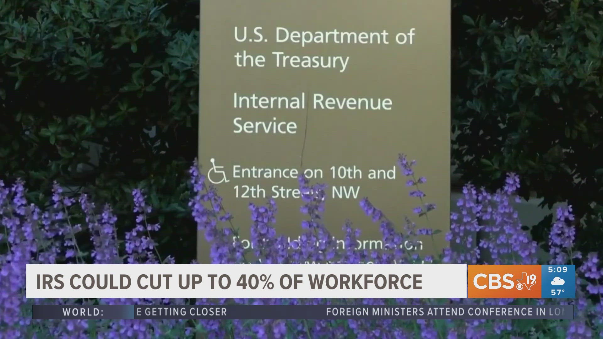 IRS could cut up to 40% of workforce