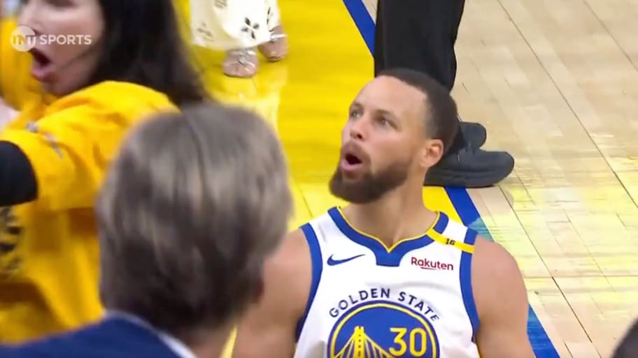 Steph Curry Had Priceless Reaction After Hitting Sweet Three-Pointer