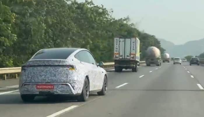 Tesla Model Y spotted testing on Mumbai-Pune Expressway, video goes ...