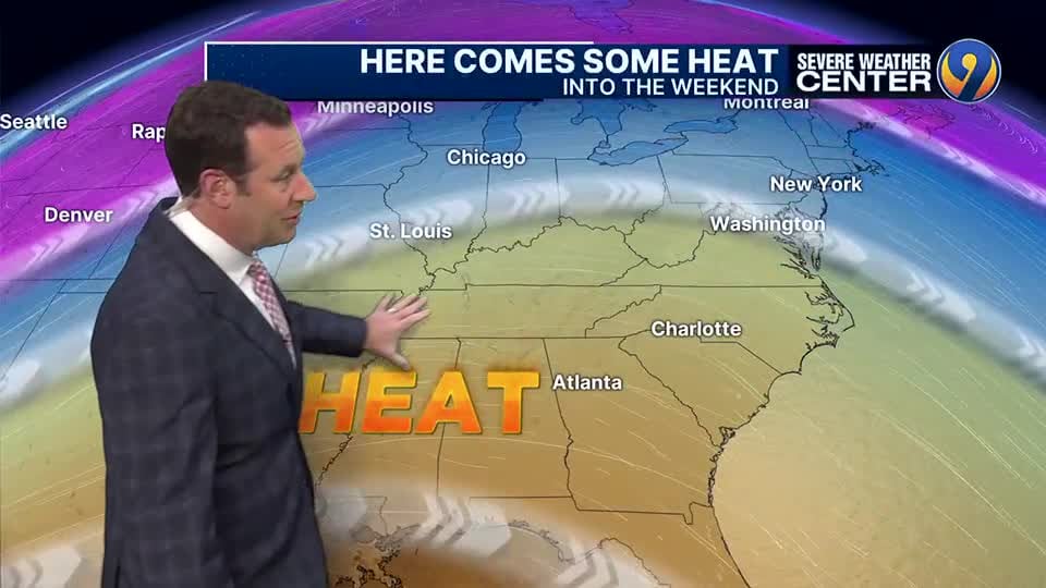 Wednesday morning's forecast with Meteorologist Keith Monday