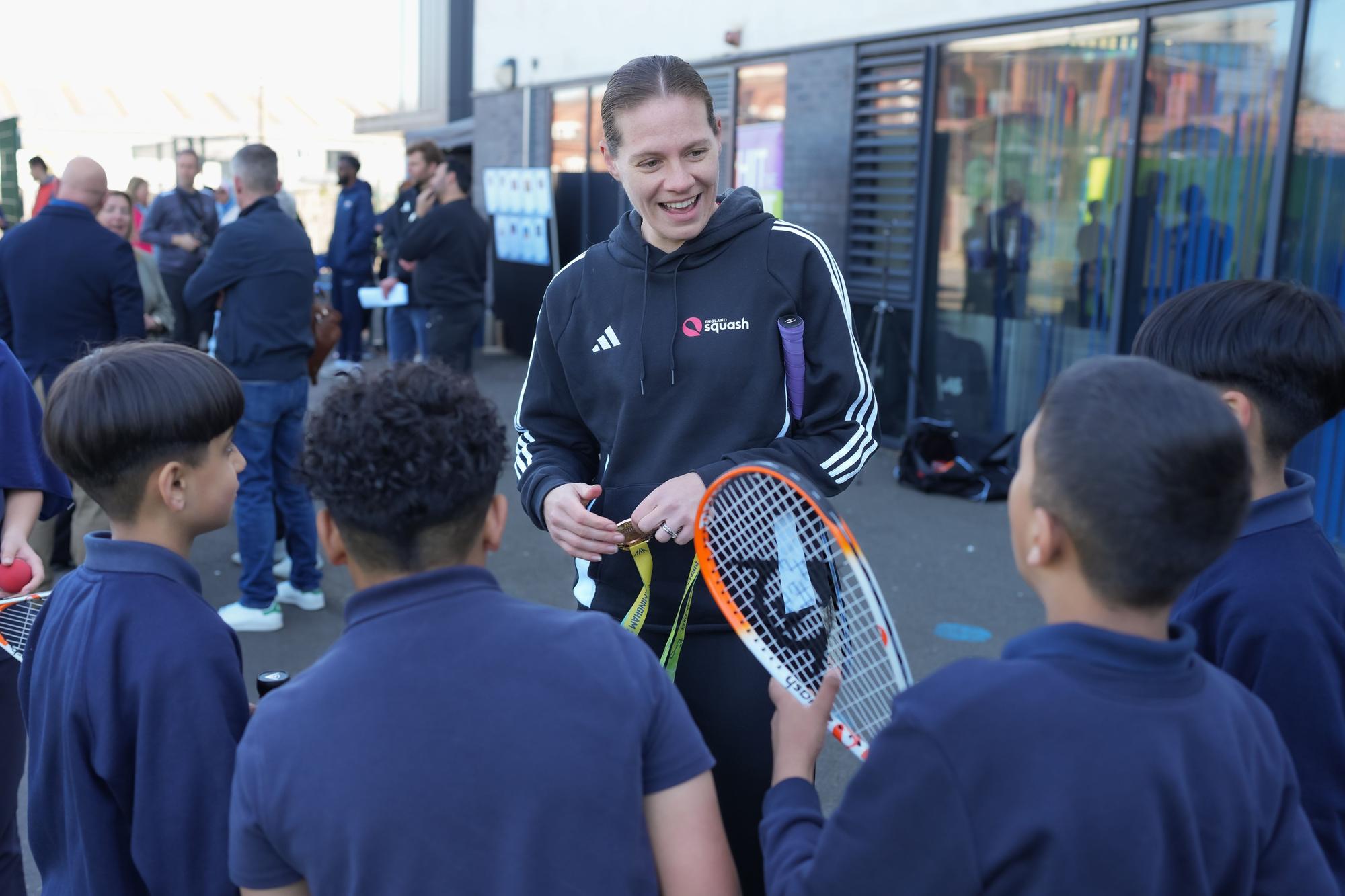 New outdoor squash courts unveiled in Birmingham to increase access and ...