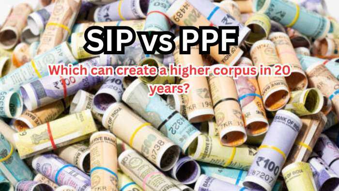 SIP vs PPF: Rs 1,30,000/year investment for 20 years, which can ...