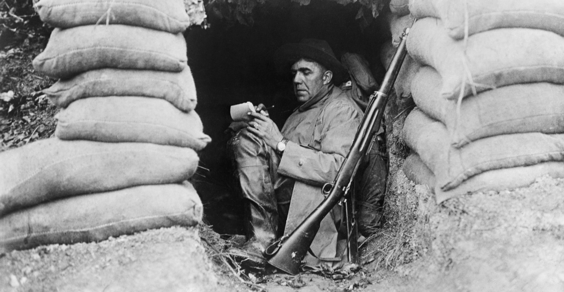 What was trench life like during the First World War?