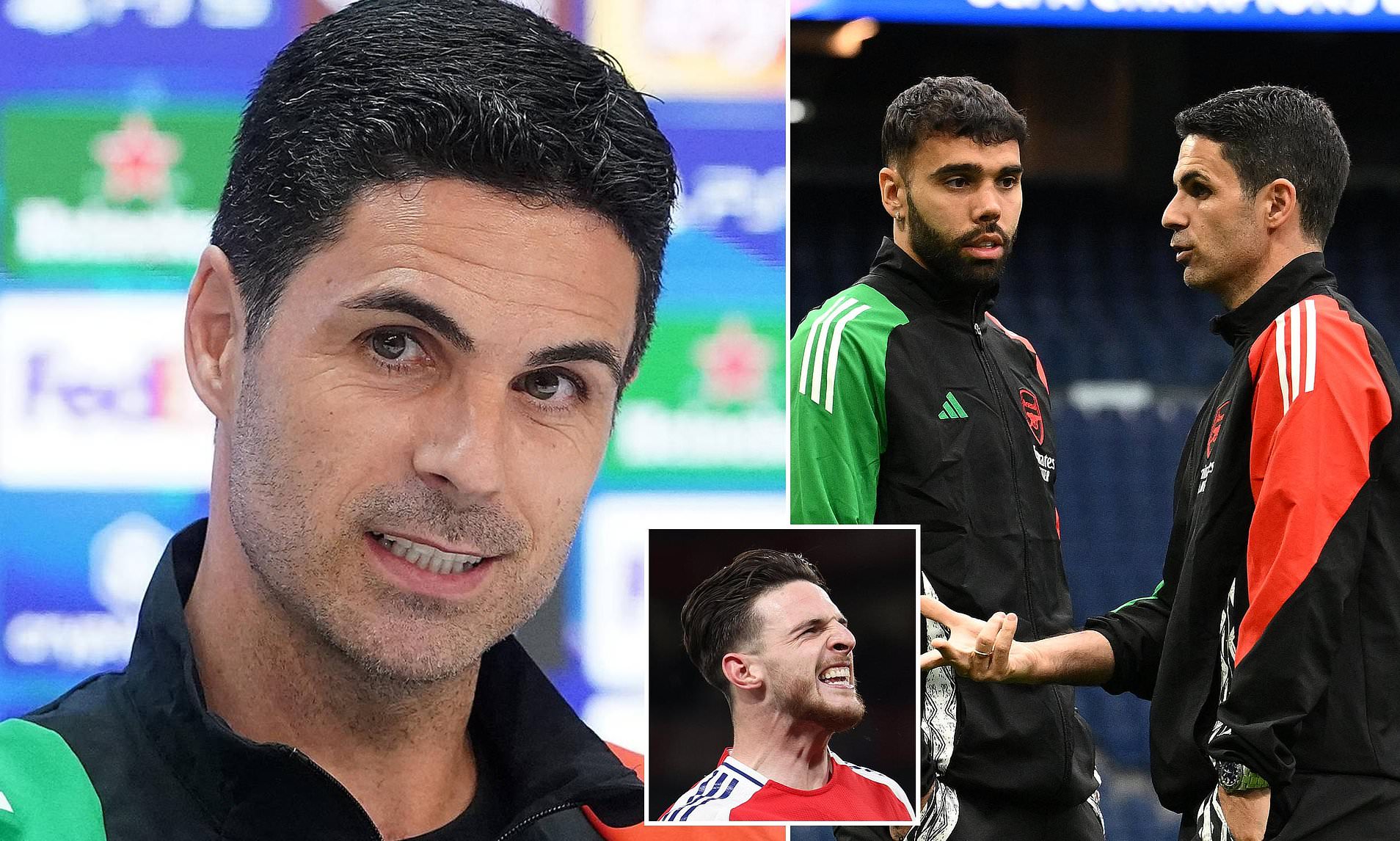 Mikel Arteta issues pre-match message to Arsenal stars ahead of huge ...