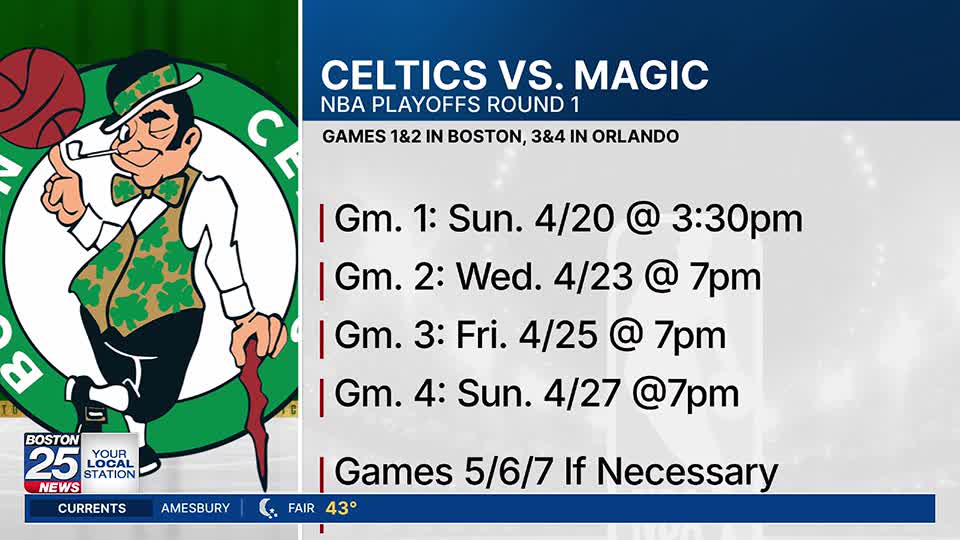 Celtics to face Magic in first round of NBA Playoffs. Here’s the ...